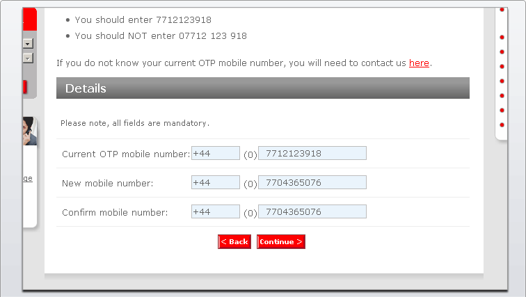 Santander Online Banking Demo