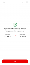 Manage your payment limit