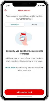 Linking external accounts with Open Banking |Santander UK