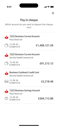 Paying in cheques I Santander UK