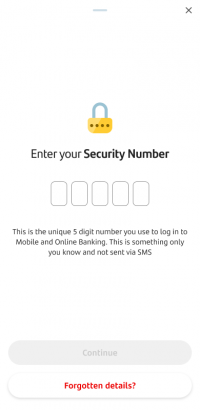 Reset your details | Santander UK