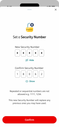 Reset your details and get access