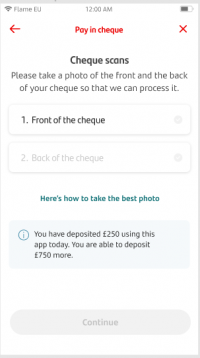 How to deposit a cheque