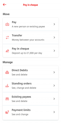 How to deposit a cheque with OneApp | Santander UK