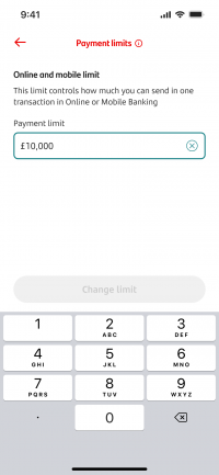 Manage your payment limit