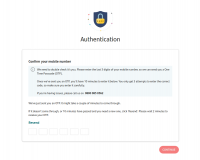 Verify your details| Business security | Santander UK