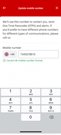 Change your details | Santander UK