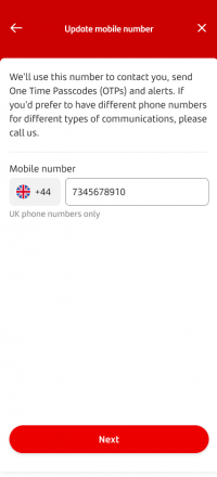 Change your details | Santander UK