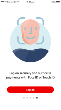 First time log on | Santander UK