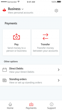 Making a payment | Santander UK