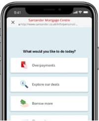 Additional borrowing on mortgages | Existing Customers | Santander UK