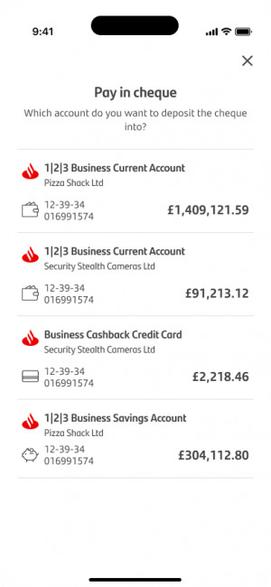 Paying in cheques I Santander UK