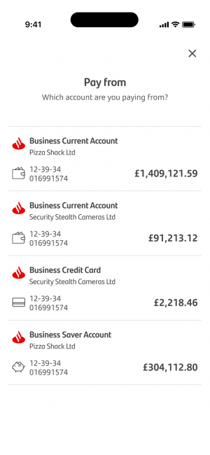Making a payment | Santander UK