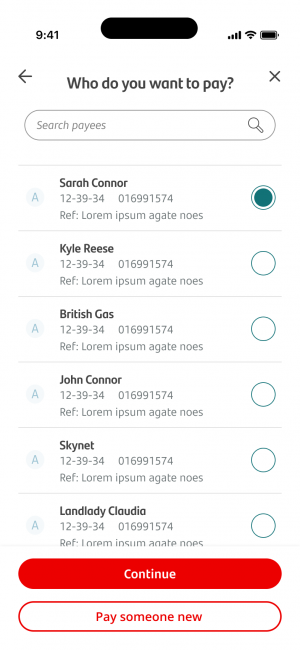 Making a payment | Santander UK