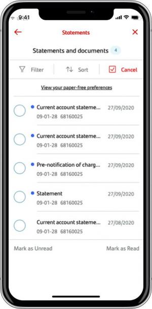 Paper-free statements and documents | Santander UK