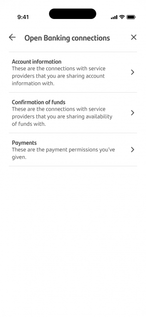 Manage Open Banking connections | Santander UK