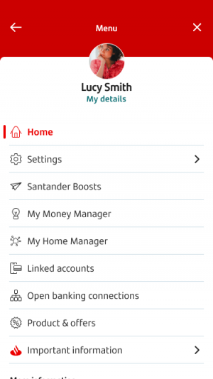 Change your details | Santander UK
