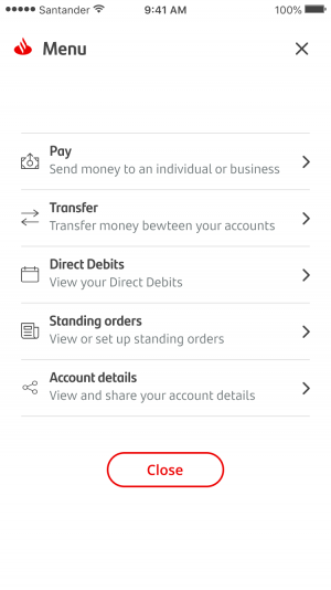 Share your account details | Santander UK