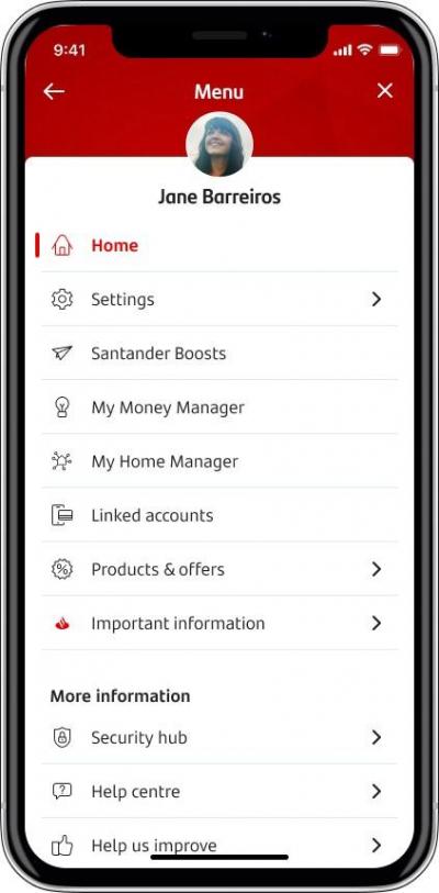 Linking external accounts with Open Banking |Santander UK