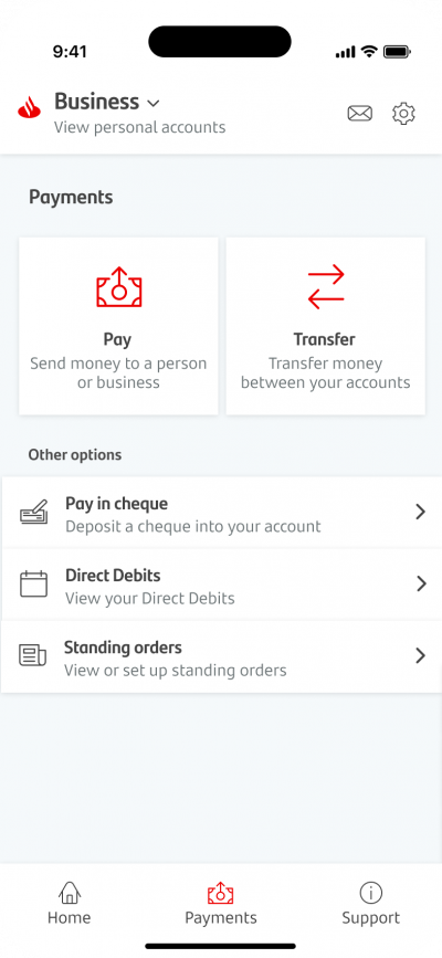 Paying in cheques I Santander UK