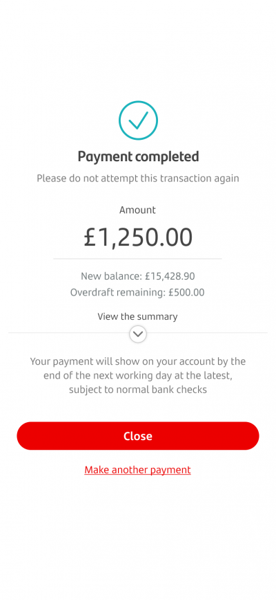 Making a payment | Santander UK