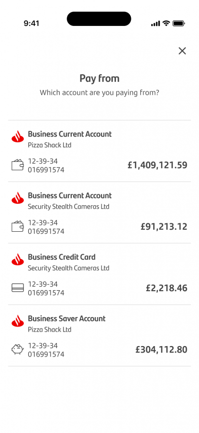 Making a payment | Santander UK
