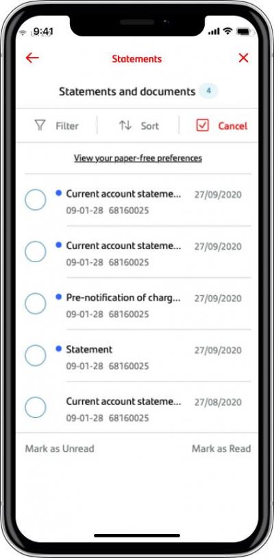 Paper-free statements and documents | Santander UK
