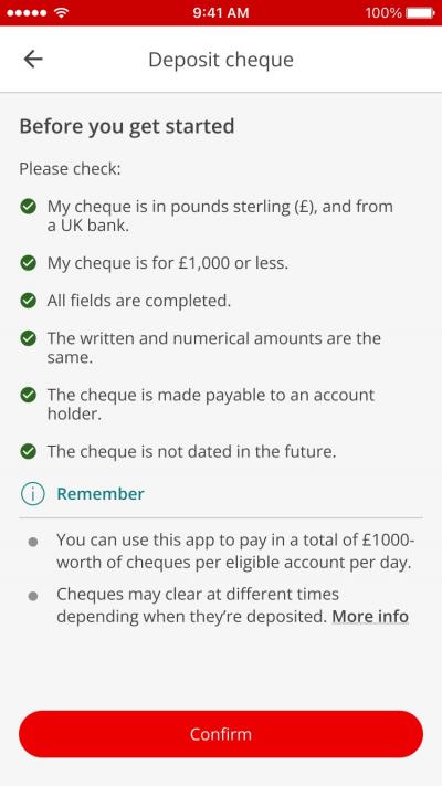 Cheques | Santander UK