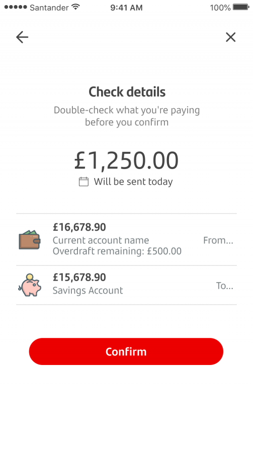 Making a transfer | Santander UK
