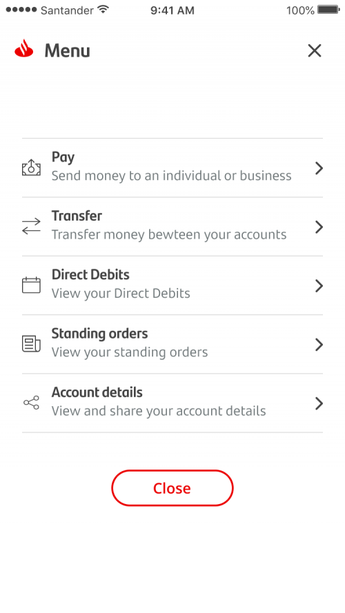 Standing orders | Santander UK