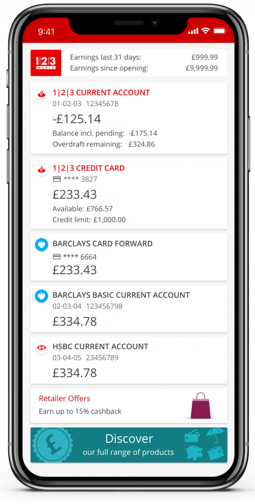 Linking external accounts with Open Banking |Santander UK