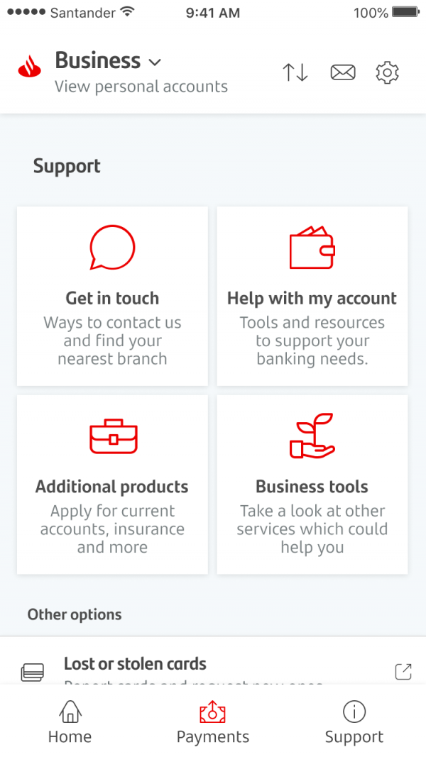 e-Documents and paper-free | Santander UK