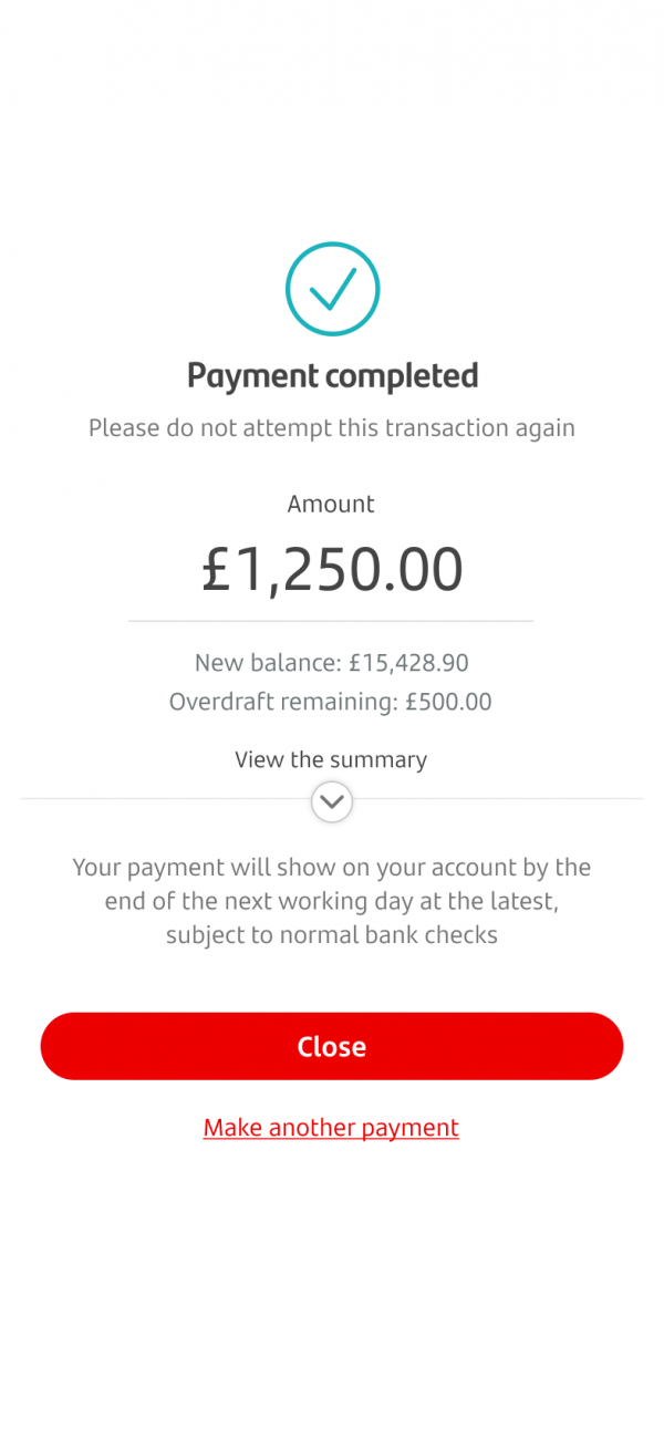 Making a payment | Santander UK