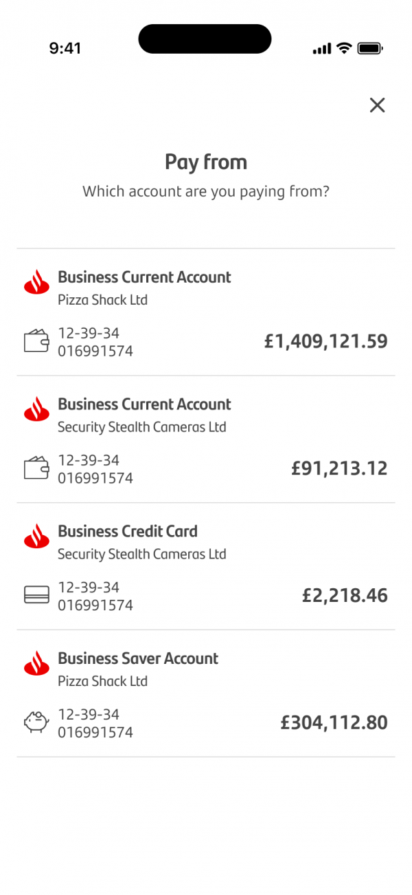 Making a payment | Santander UK