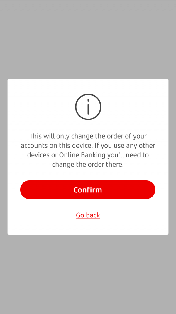 Sort accounts | Santander UK