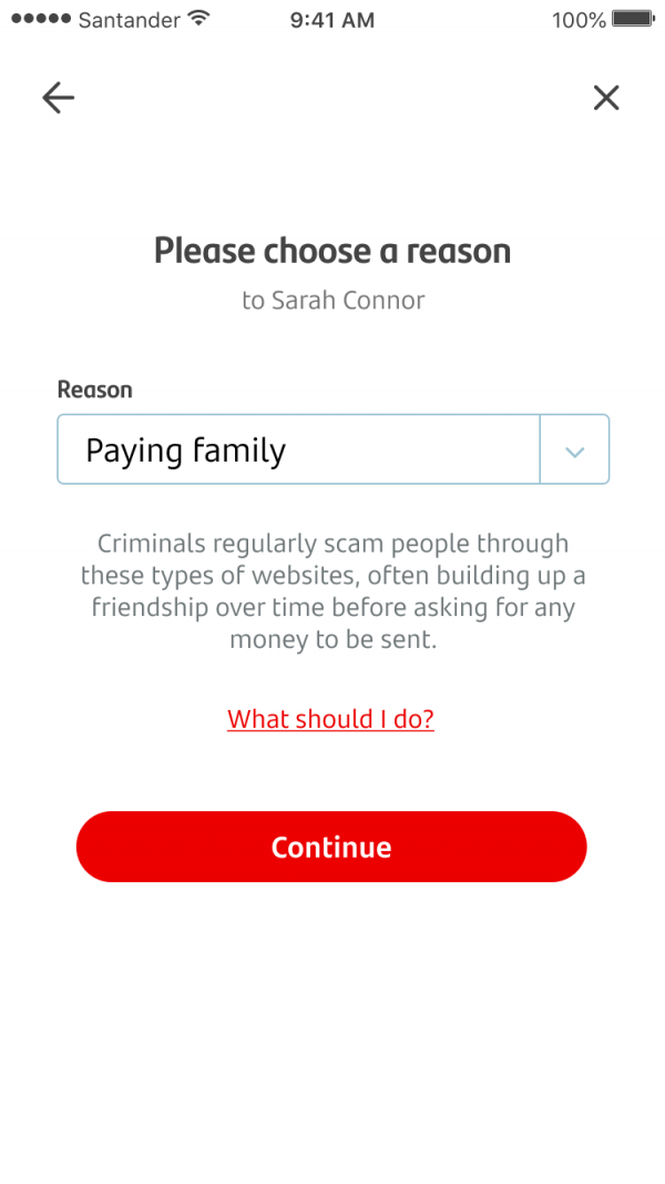 Making a payment | Santander UK