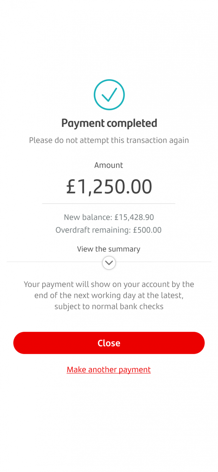 Making a payment | Santander UK