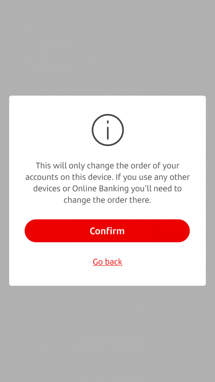 Sort accounts | Santander UK