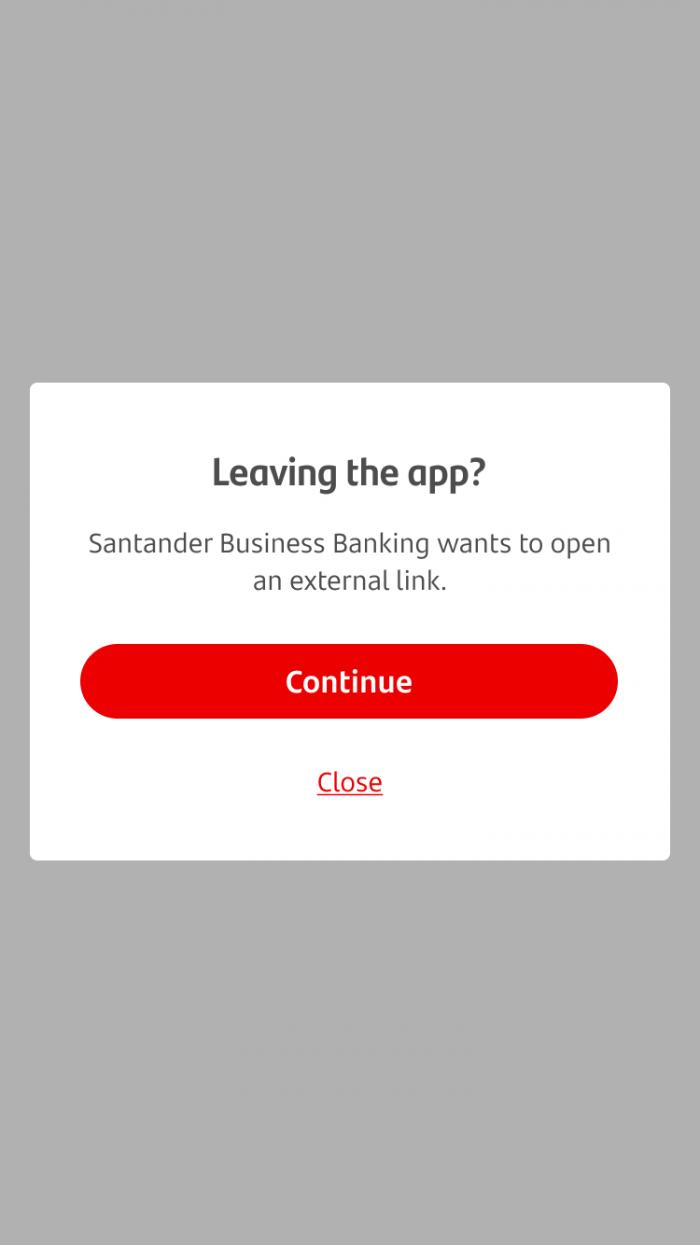Sharing transaction details | Santander UK