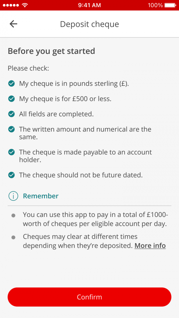 Cheques | Santander UK