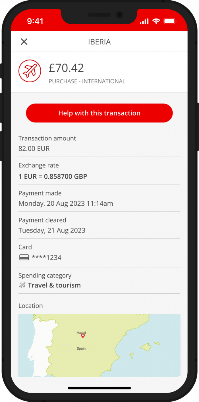 Disputing a credit or debit card transaction | Santander UK
