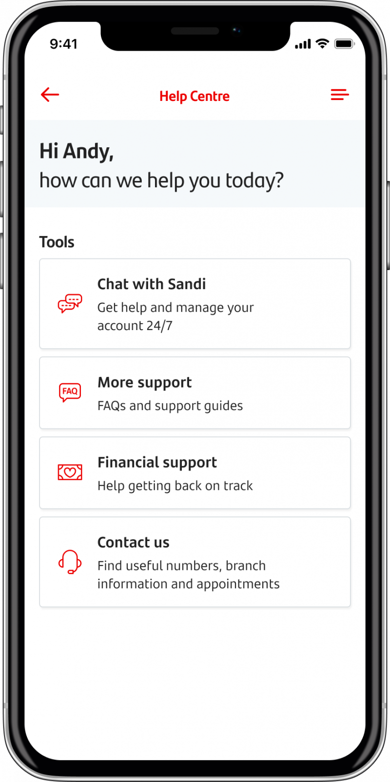 Financial Support Hub | Santander UK