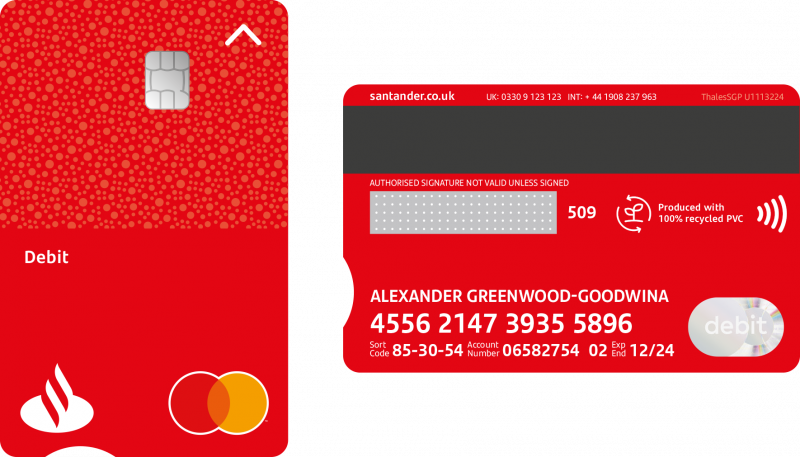 Your bank card | Santander UK
