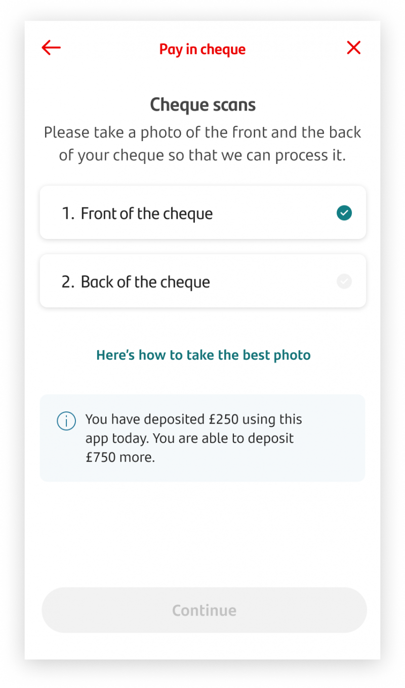 How to deposit a cheque