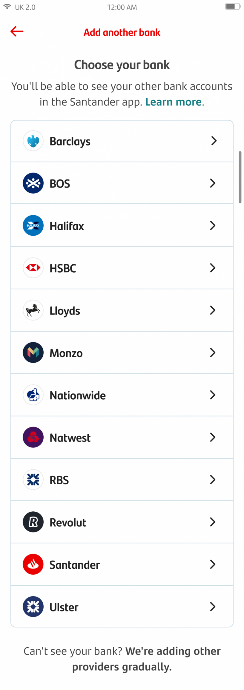 How to link external accounts with Open Banking