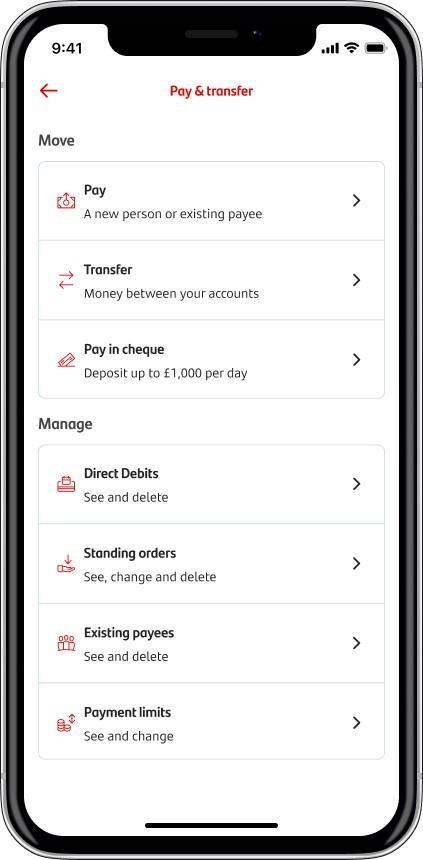 Standing orders | Santander UK
