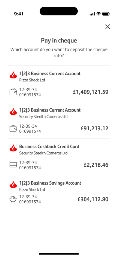 Paying in cheques I Santander UK