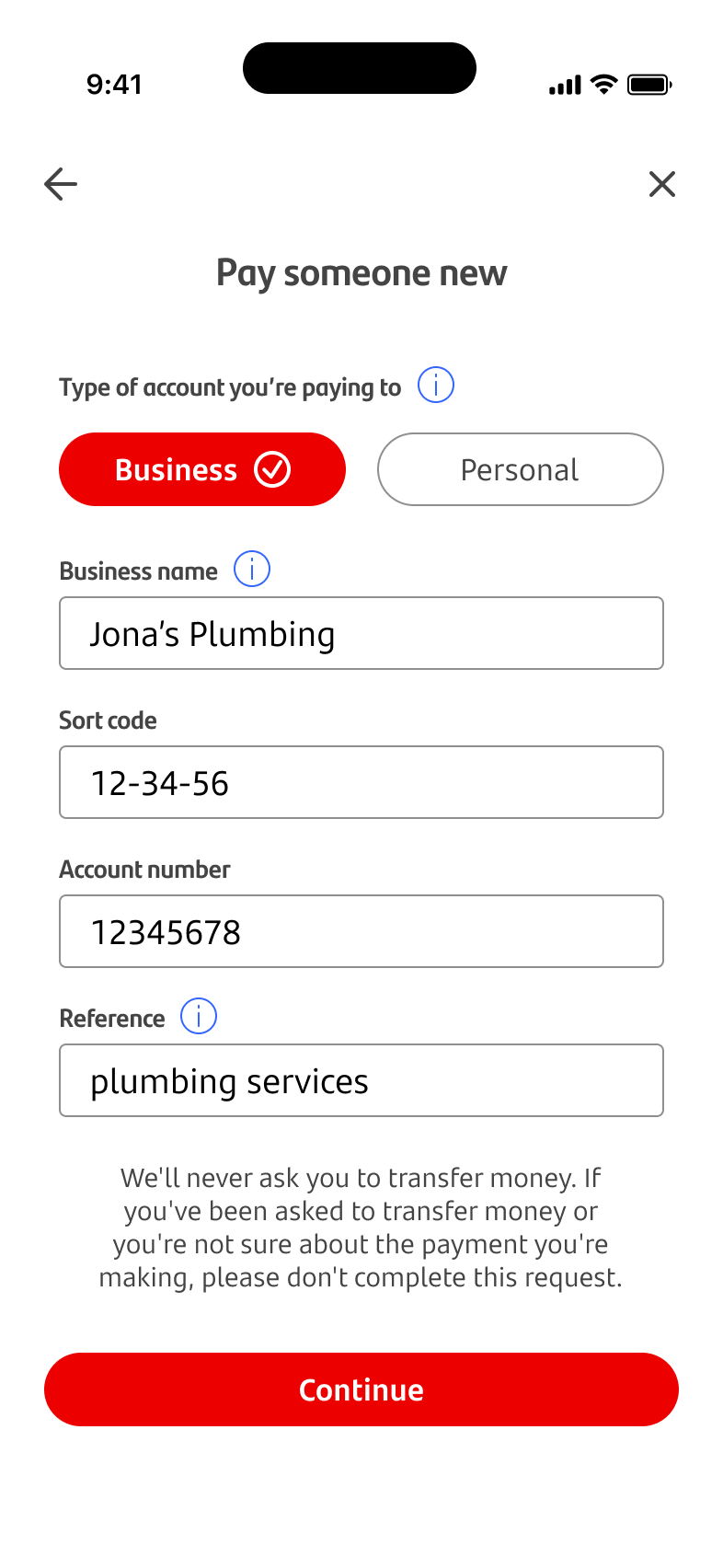 Making a payment | Santander UK