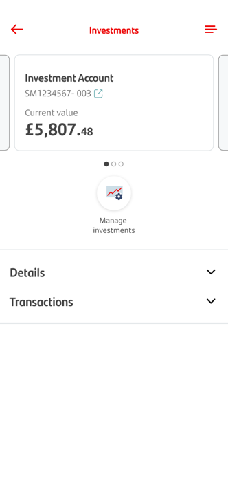 Manage your investments