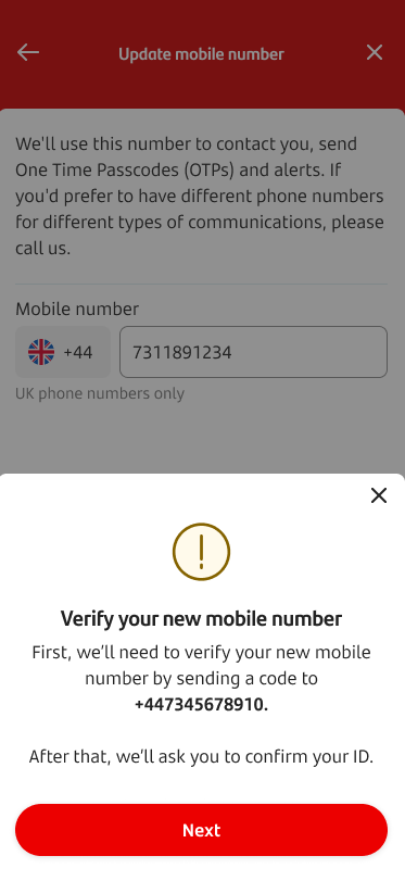 Change your details | Santander UK